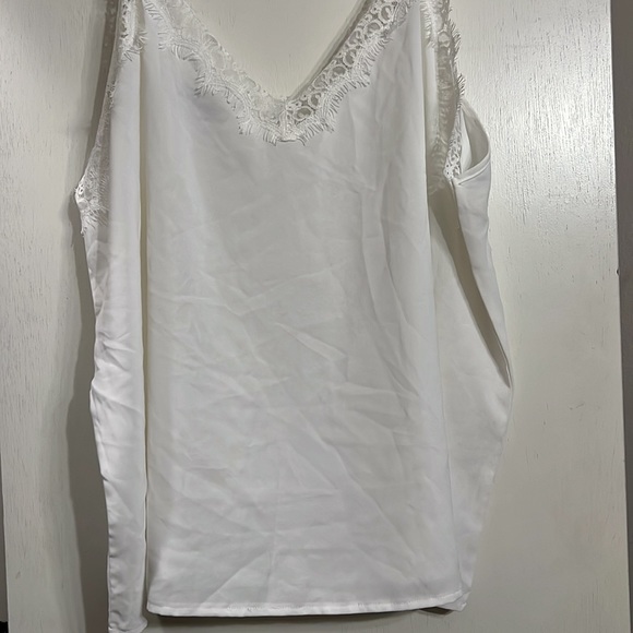 SHEIN | Tops | White Sheer Cami | Poshmark